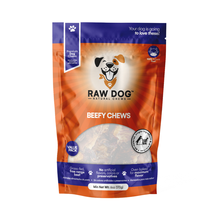 Beefy Chews (6 oz. bag) | Raw Dog Chews